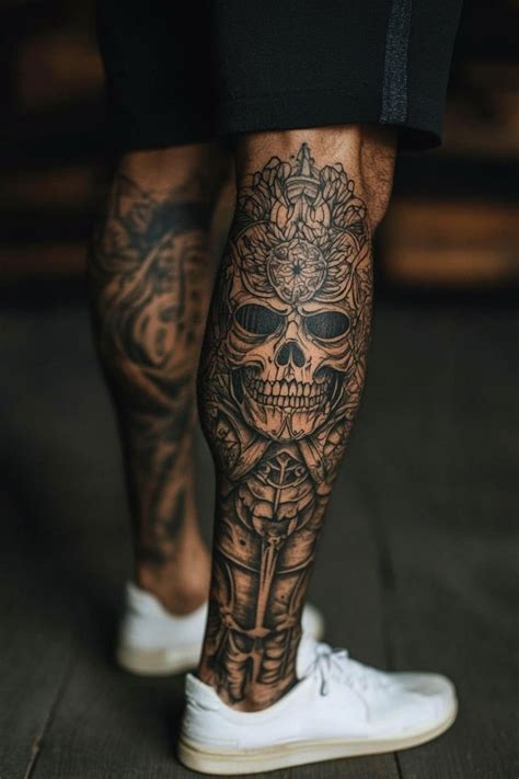 10 Chicano Tattoos Ideas You Need To See Calf Tattoo Men Back Of Leg