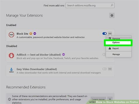 Ways To Block Websites On Firefox WikiHow
