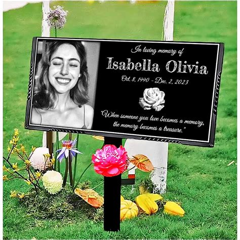 Personalized Grave Markers For Cemetery For Humans