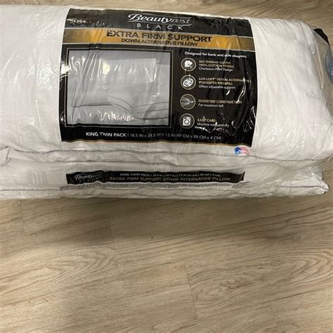 Beautyrest Bedding Beautyrest Black Down Alternative Pillow 2pack