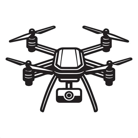 Drone Outline Illustration 52784909 Vector Art At Vecteezy