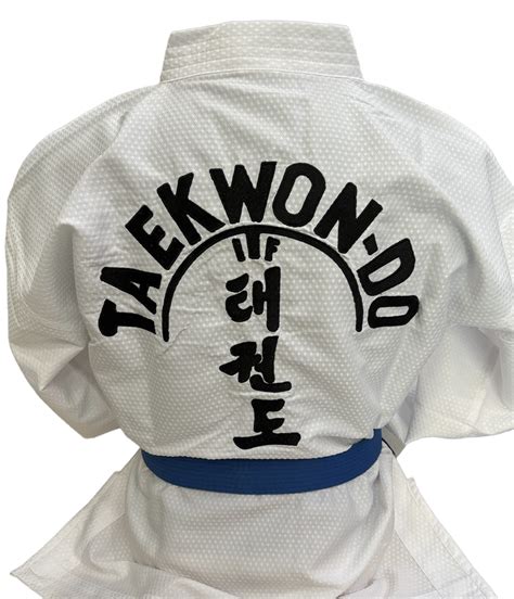 Ni Kko Dobok Fighter Rude Impact Taekwondo Approvato Itf Nikkosport Itf