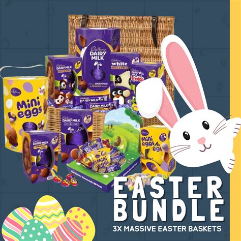 Easter Bundle 3x Massive Easter Baskets Big Dream Makers