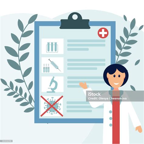 코로나바이러스 혈액검사 코비드 19의 예방접종 플랫 스타일 디자인 장식 배너의 색 벡터 일러스트레이션으로부터항체 증명서