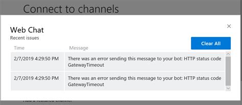 Azure Bot Service There Was An Error Sending This Message To Your