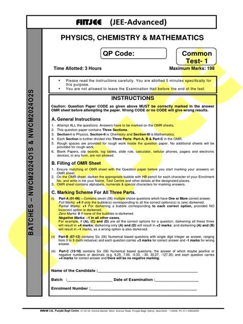 common test 1 c xi 2024o1sando2s 25 07 22 pdf gases acceleration