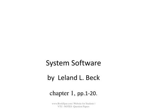 Ppt System Software And Machine Architecture Powerpoint Presentation