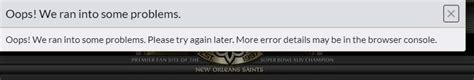 Oops We Ran Into Some Problems Please Try Again Later More Error Details May Be In The