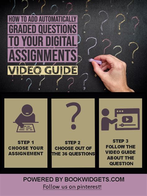 how to add automatically graded questions to your digital assignments