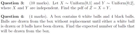 Solved Let X Uniform And Y Uniform Where X Chegg Com