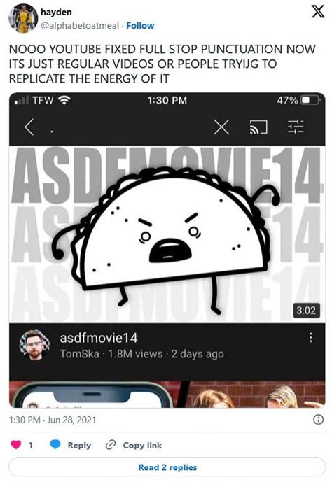 The Full Stop Punctuation Aka Typing Into Youtube Glitch Explained