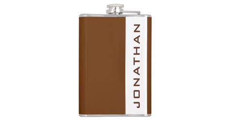 Custom Template Modern Elegant Simple Names Flask Zazzle
