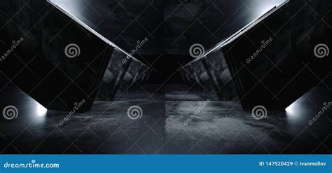 Sci Fi Futuristic Dark Concrete Grunge Reflective Modern Alien