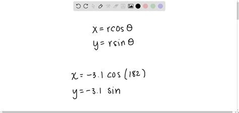 solved polar coordinates of a point are given find the rectangular