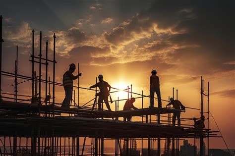 Premium Ai Image Construction Labor Worker Generated By Ai