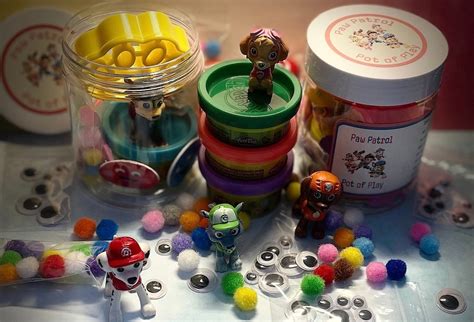 Paw Patrol Pot Of Play Includes Character And Accessories Play Doh