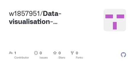 Github W1857951data Visualisation Dashboarding Project