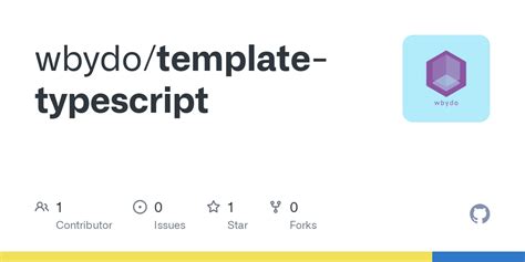 github wbydo template typescript