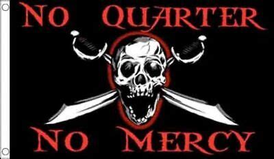 Pirate No Quarter No Mercy Flag 3 X 5 Pirates Flags 90 X 150 Cm