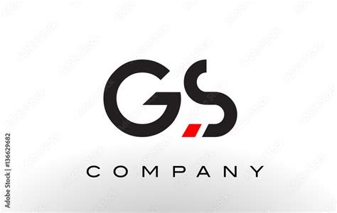 Gs Logo Letter Design Vector Stock Vektorgrafik Adobe Stock