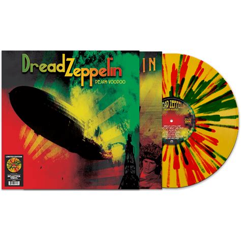 Dread Zeppelin Dejah Voodoo Red Green Yellow Splatter Vinyl