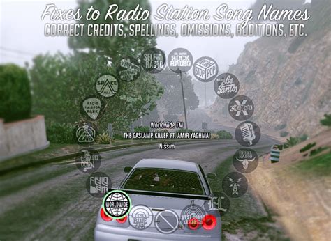 Fixes To Radio Station Song Names Gta5
