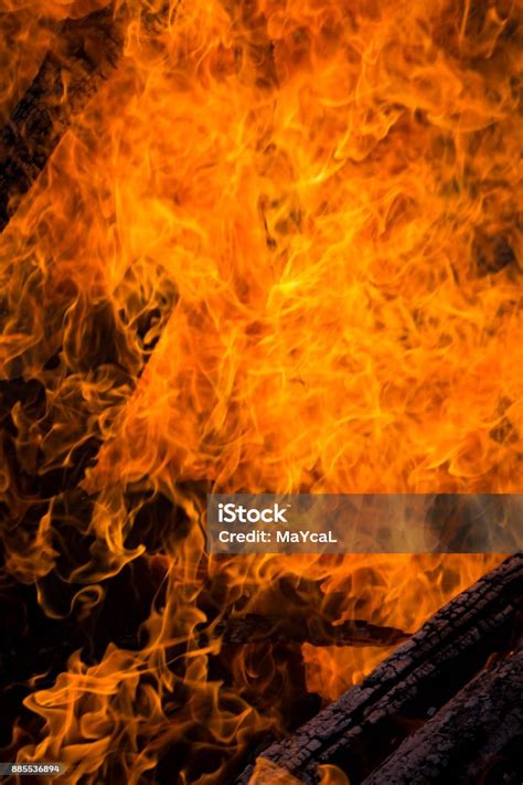 Latar Belakang Tekstur Api Api Kobaran Api Foto Stok Unduh Gambar