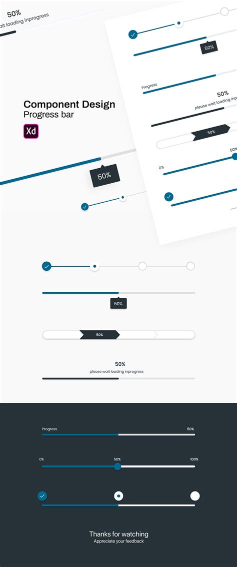 Component Design Progress Bar Behance
