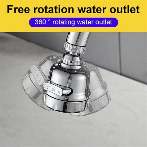 Badu Bg Въртяща се на 360° кран пръскачка 3 режима регулируем кран аератор мивка пръскачка