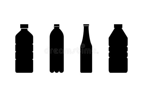 Bottle Icon Bottle Vector Icon Stock Vector Illustration Of Black