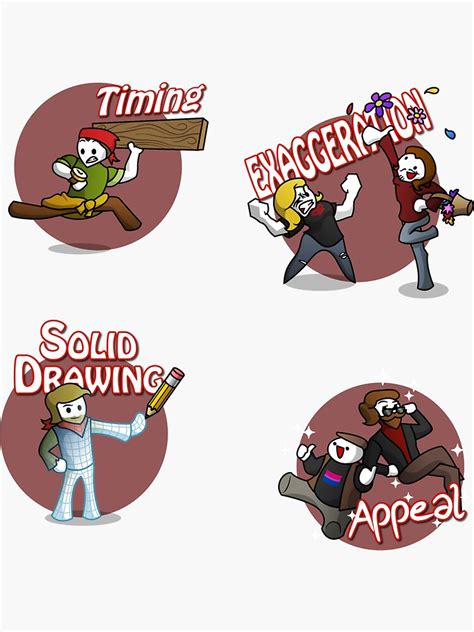 12 Principles Sticker Pack 3 Sticker For Sale By Okaythethingis