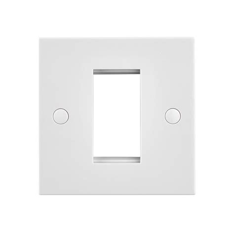 Square Edge 1g Modular Faceplate 1 Module