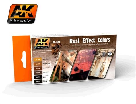 AK Rust Effect Paint Set At Mighty Ape Australia