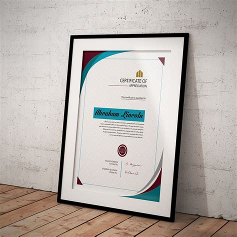 Certificate On Behance Certificate On Behance