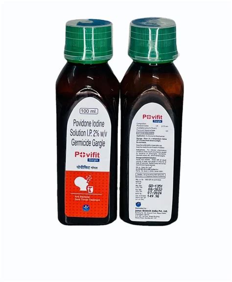 Composition 2 Povidone Iodine Solution Ip Packaging Size 100 Ml