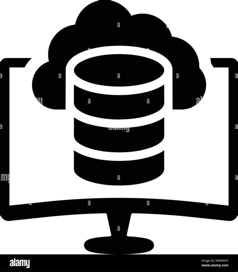 Cloud Computing Data Icon Commercial Use Printed Files And