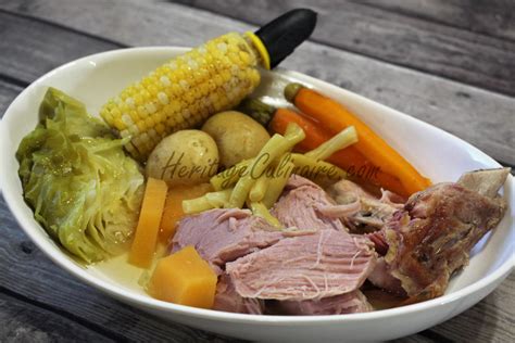 Bouilli De Porc Salé Héritage Culinaire