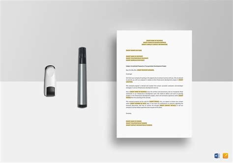 Unsolicited Proposal Template