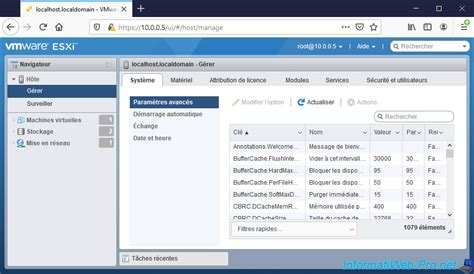 Complete Presentation Of The Vmware Host Client Web Client Of Vmware