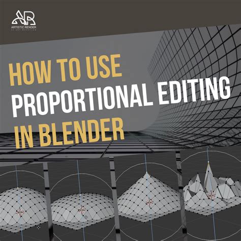 proportional editing in blender tutorial