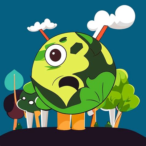 Premium Vector Burning Issue Global Warming In Vector Format