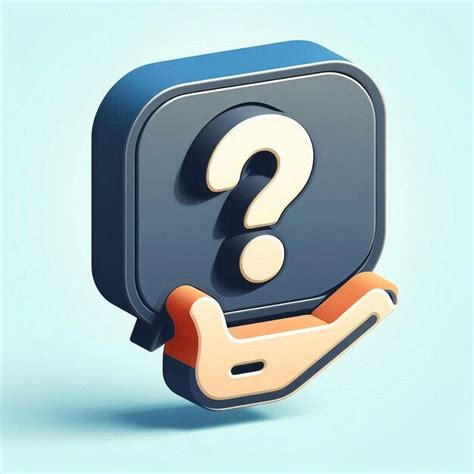 Speech Bubble With Question Mark Faq Support Help Concept 3d Vector