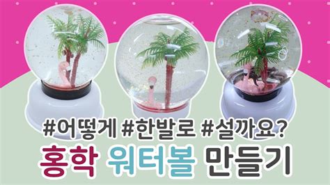 홍학 워터볼 만들기 Youtube