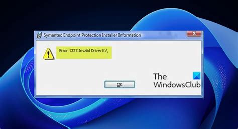 Error 1327 Invalid Drive When Installing Or Uninstalling Programs