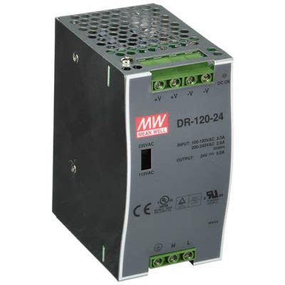 DR-120-24 (24V 10A) DIN Rail Power Supply | Industrial Ethernet