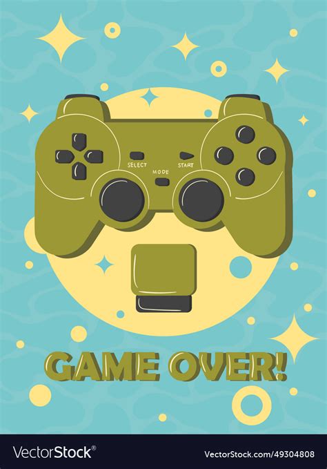 Joystick Controller Analog Game Pad Royalty Free Vector