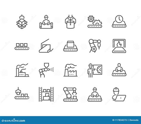 Mass Production Settings Icon Vector Simple Element Illustration From Ui Concept Mass