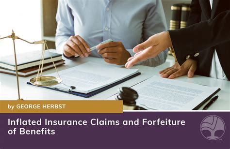 Inflated Insurance Claims And Forfeiture Of Benefits Barnard Law Firm