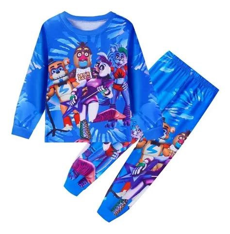 Five Nights At Freddys Playera Pantalones Niños Pijamas Meses Sin Interés