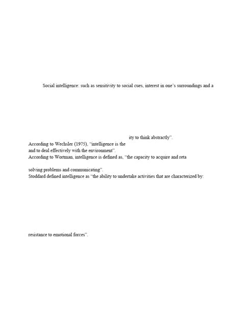 13 Intelligence Pdf Intelligence Quotient Wechsler Adult